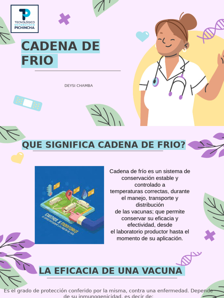 Cadena de Frío para Vacunas: Guía Esencial | PDF | Refrigerador | Vacunas