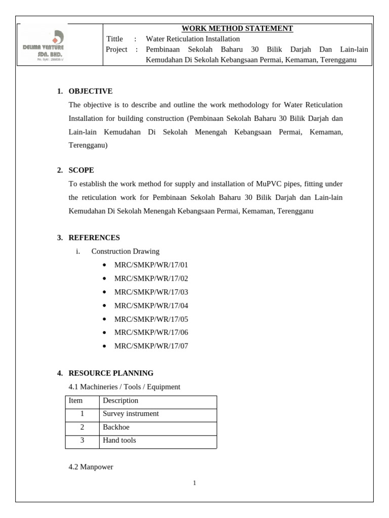 Water Reticulation | PDF