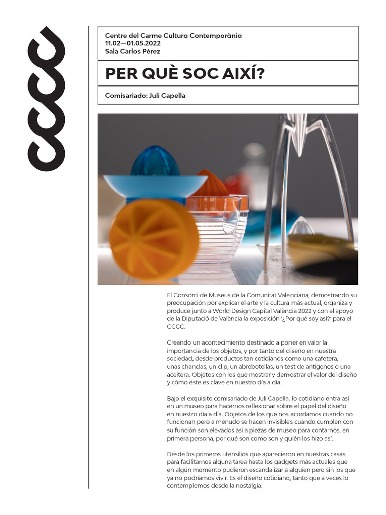 PER-QUÈ-SOC-AIXÍ - Hoja de Sala | PDF | Arte