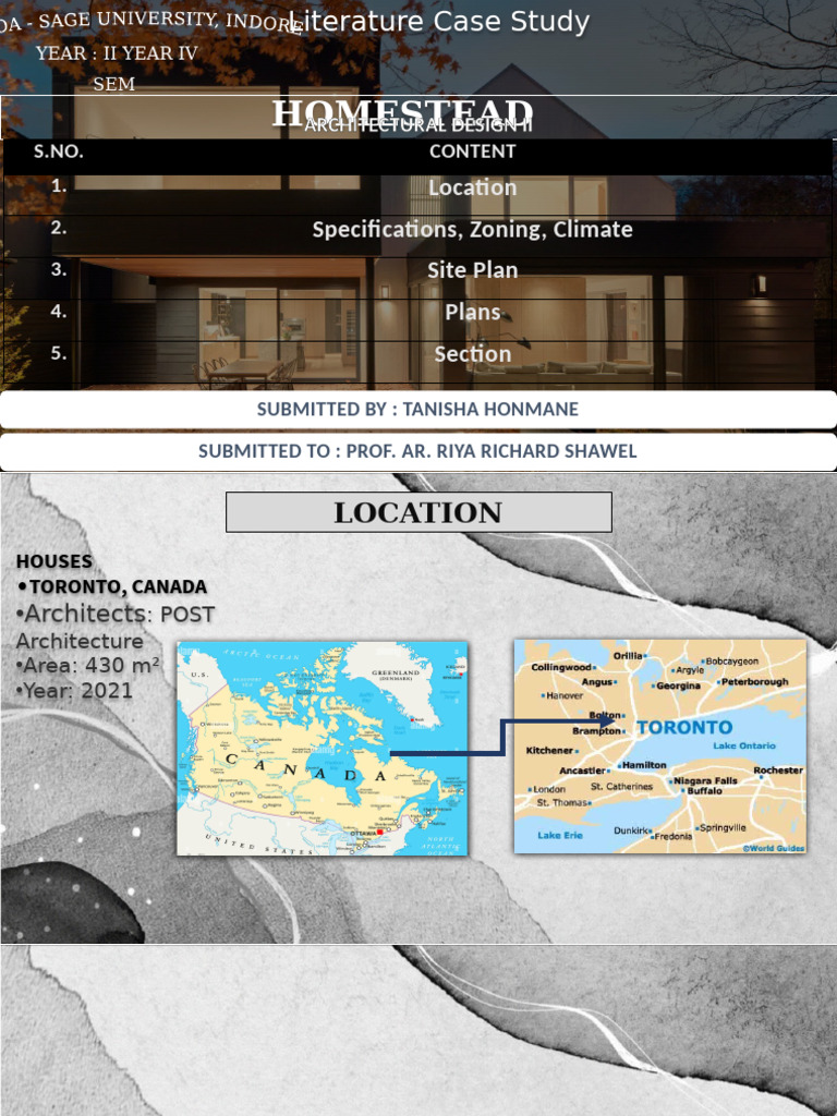 Homestead Architectural Case Study | PDF | Art