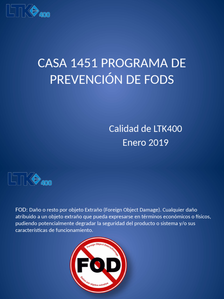 Casa 1451-50-Ft Programa de Prevención de Fods | PDF