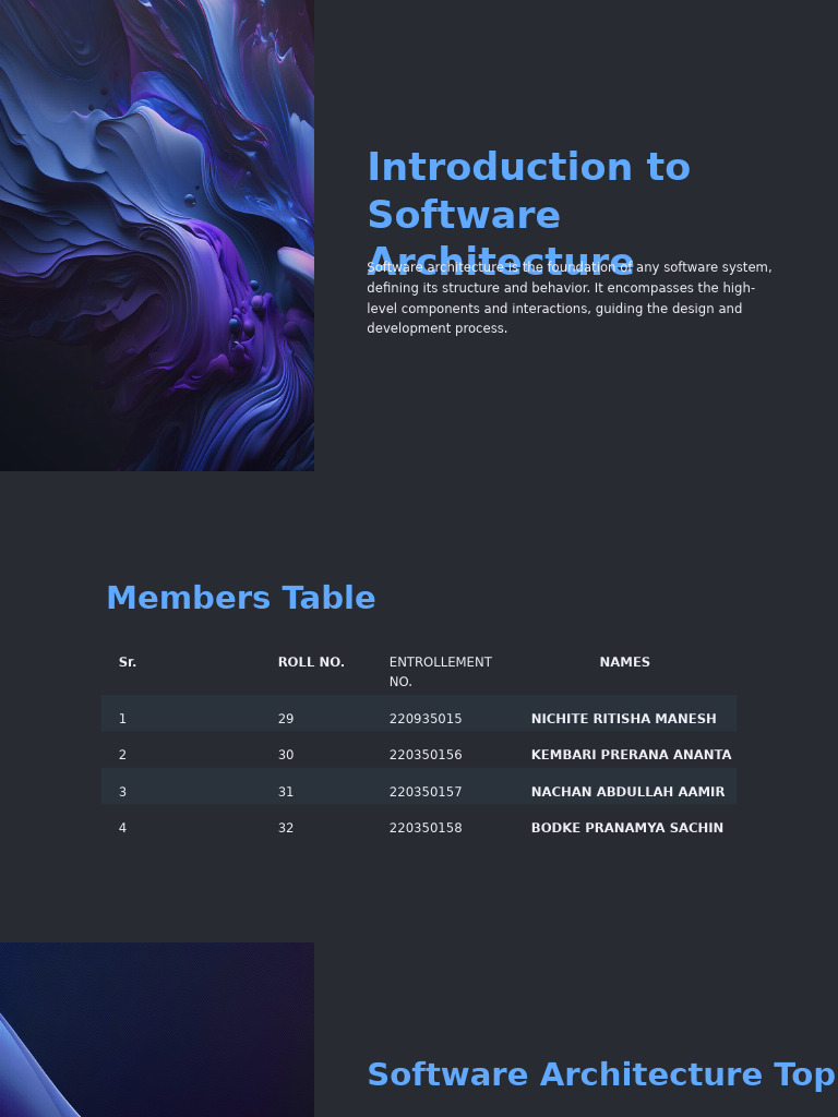 Members Table | PDF | Software Architecture | Client–Server Model