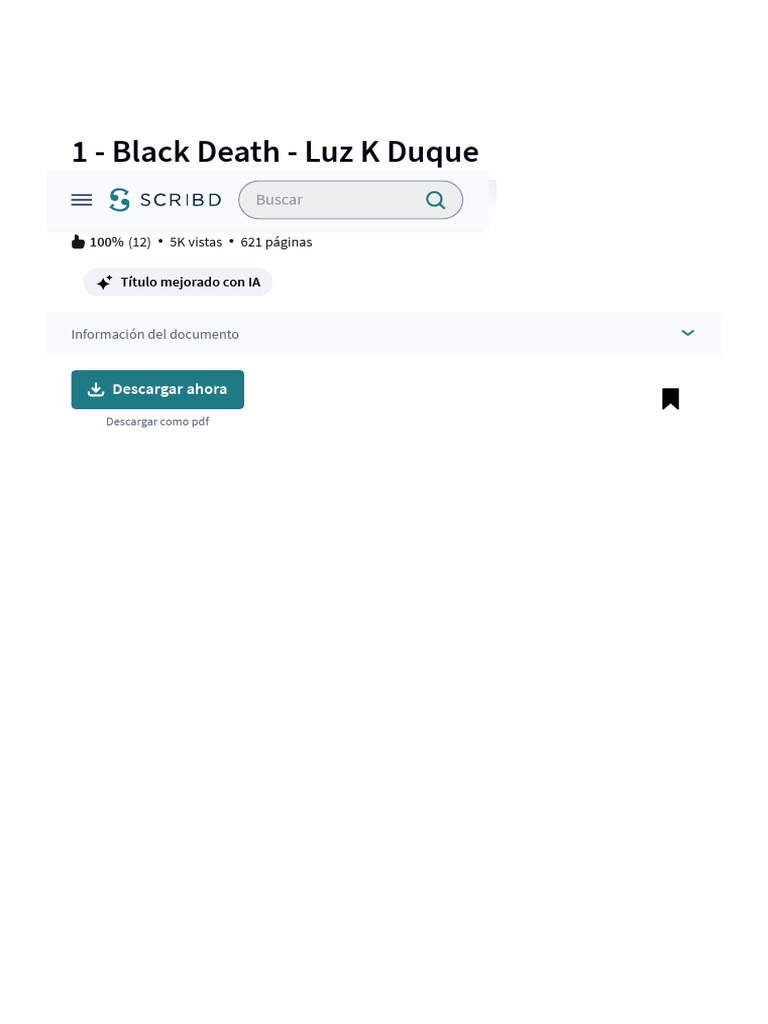 1 - Black Death - Luz K Duque - PDF | PDF | Comunicación escrita