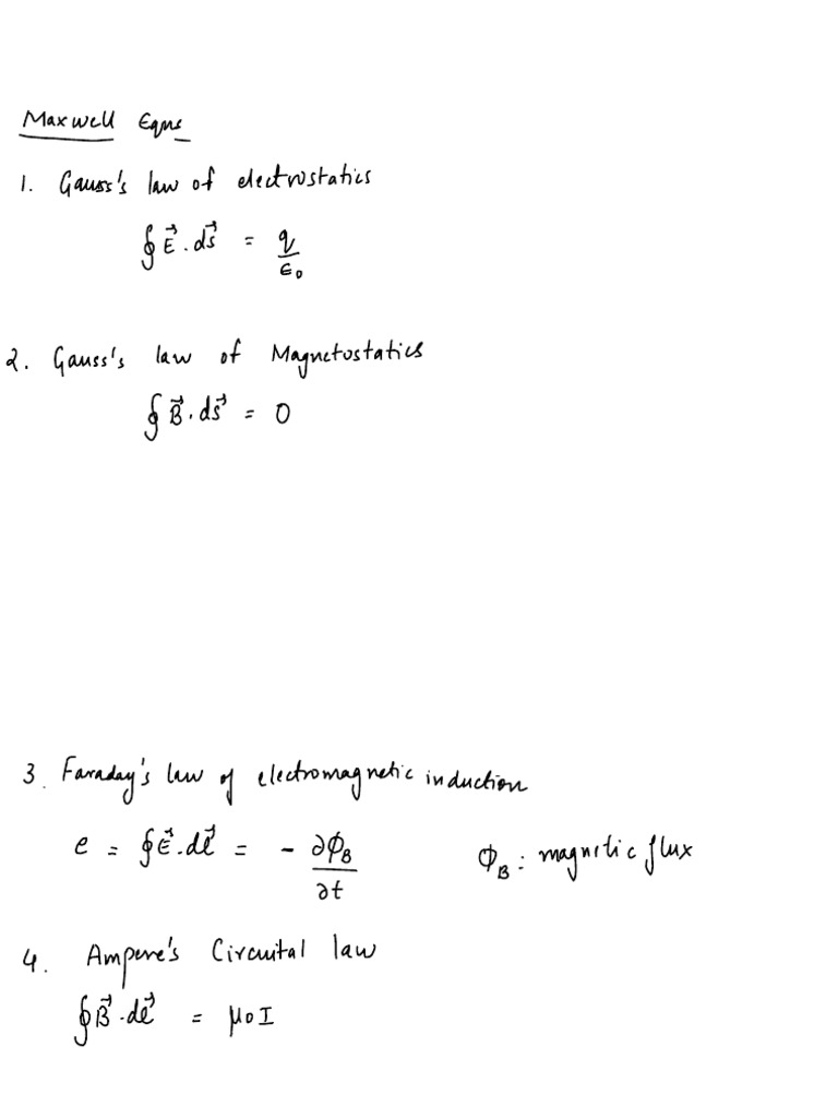 Notes Emw Physics | PDF