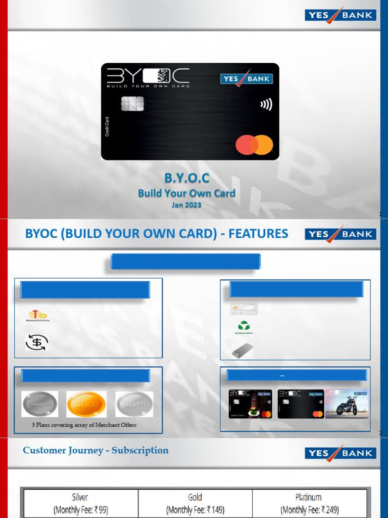 BYOC Reference PPT - Whatsapp | PDF | Credit Card | Loyalty Program