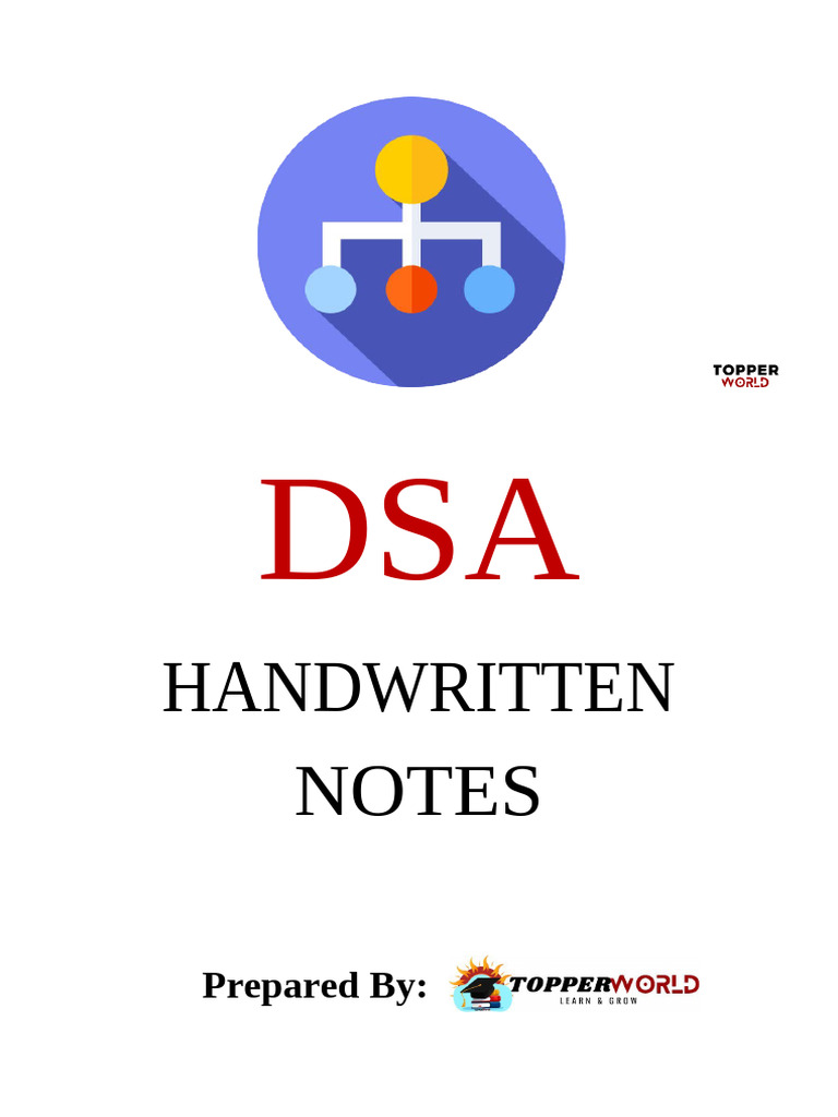 DSA Handwritten Notes | PDF