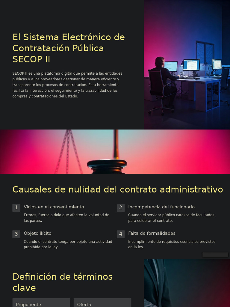 El Sistema Electronico de Contratacion Publica SECOP II | PDF ...