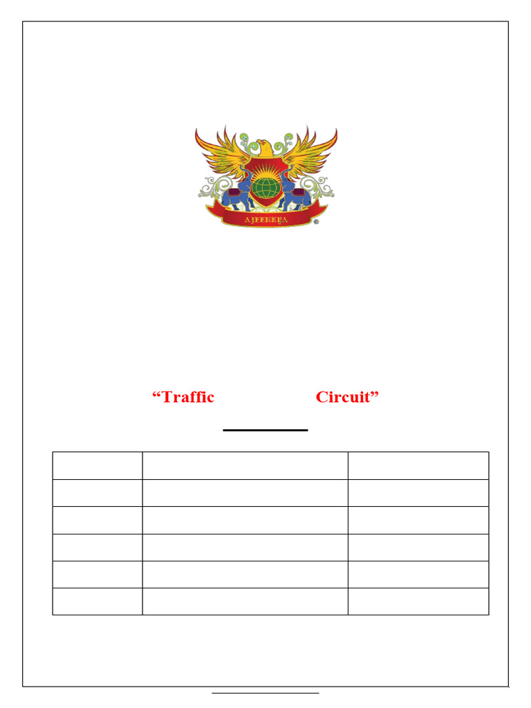 DTE - Report - Traffic - Light - Signal 2 | PDF | Capacitor | Resistor