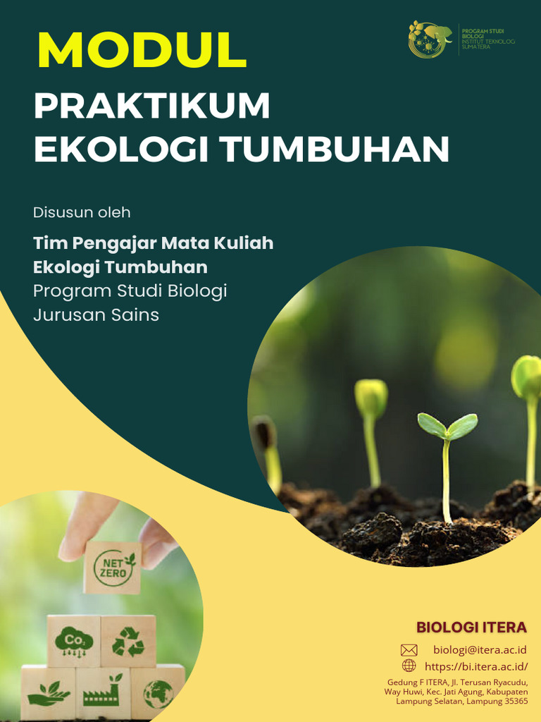 PANDUAN BUKU PRAKTIKUM Ekologi Tumbuhan 2 | PDF