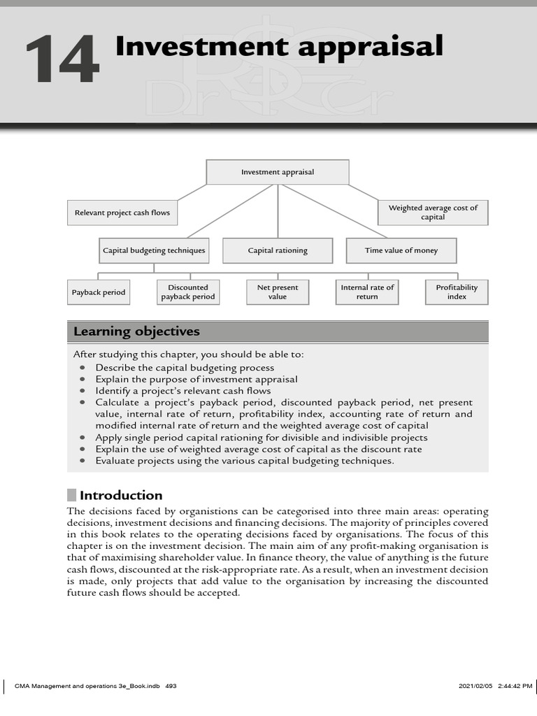 Cost and Management Accounting Operations and Mana... - (Chapter 14 ...