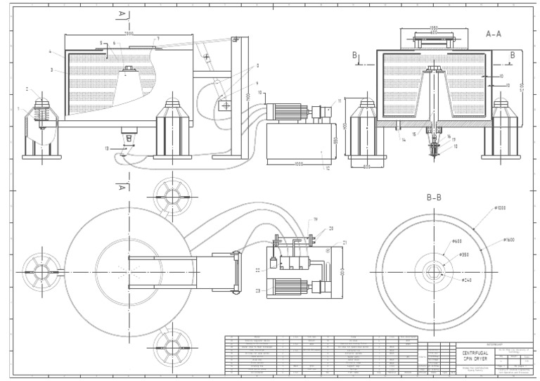 Centrifugal Spin Dryer-In | PDF | Rotating Machines | Energy Technology