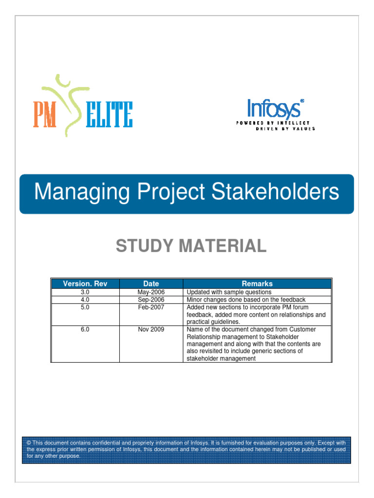 Managing Project Stakeholders Guide | PDF | Communication | Project ...