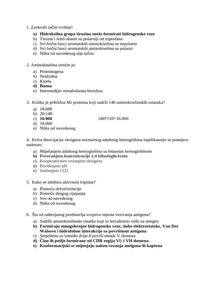 Biohemija I, 2012 | PDF