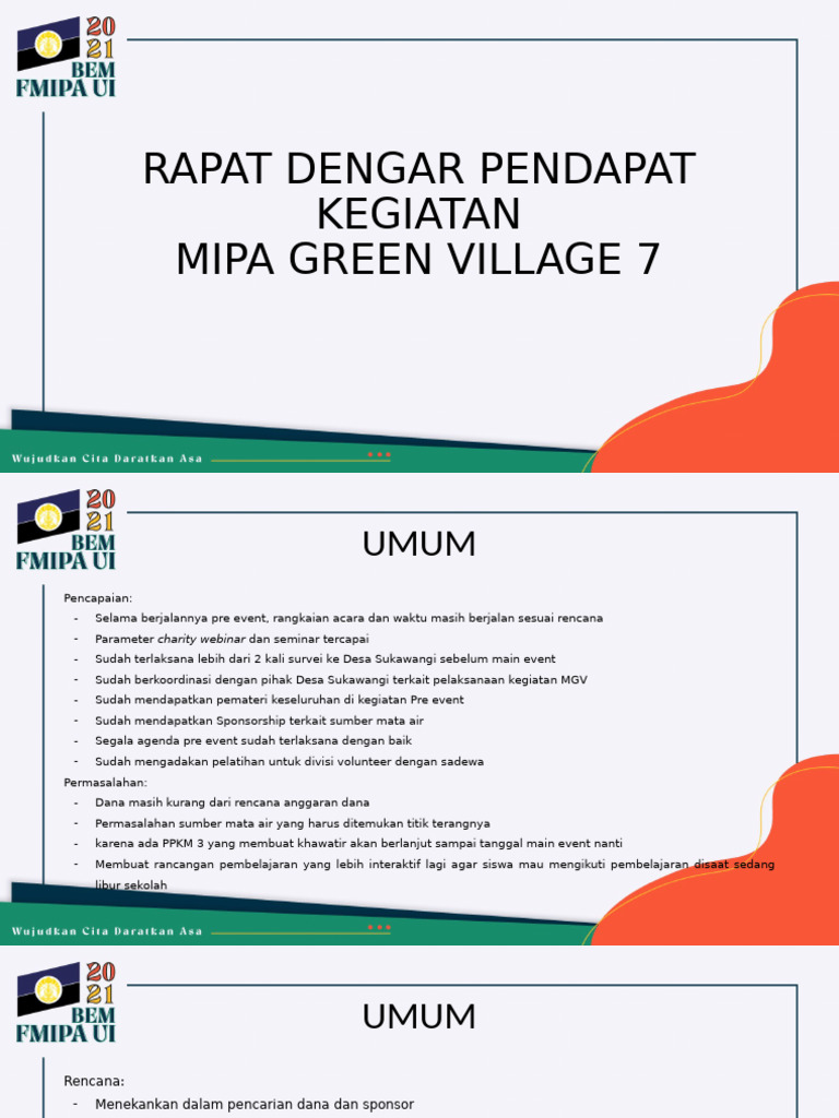 Borang RDPK Bem Fmipa Ui 2021 | PDF