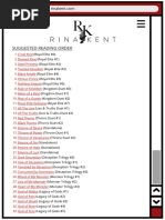 Rinaverse Reading Order - Rina Kent | PDF