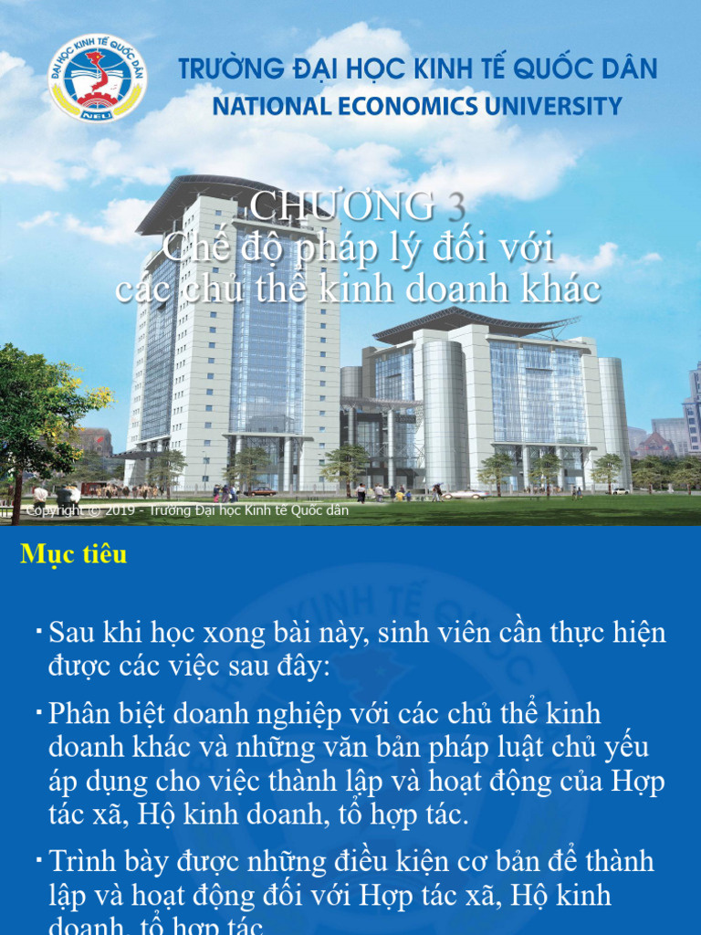 CHƯƠNG 3 CÁC CHỦ THỂ KINH DOANH KHÁC PLKD | PDF