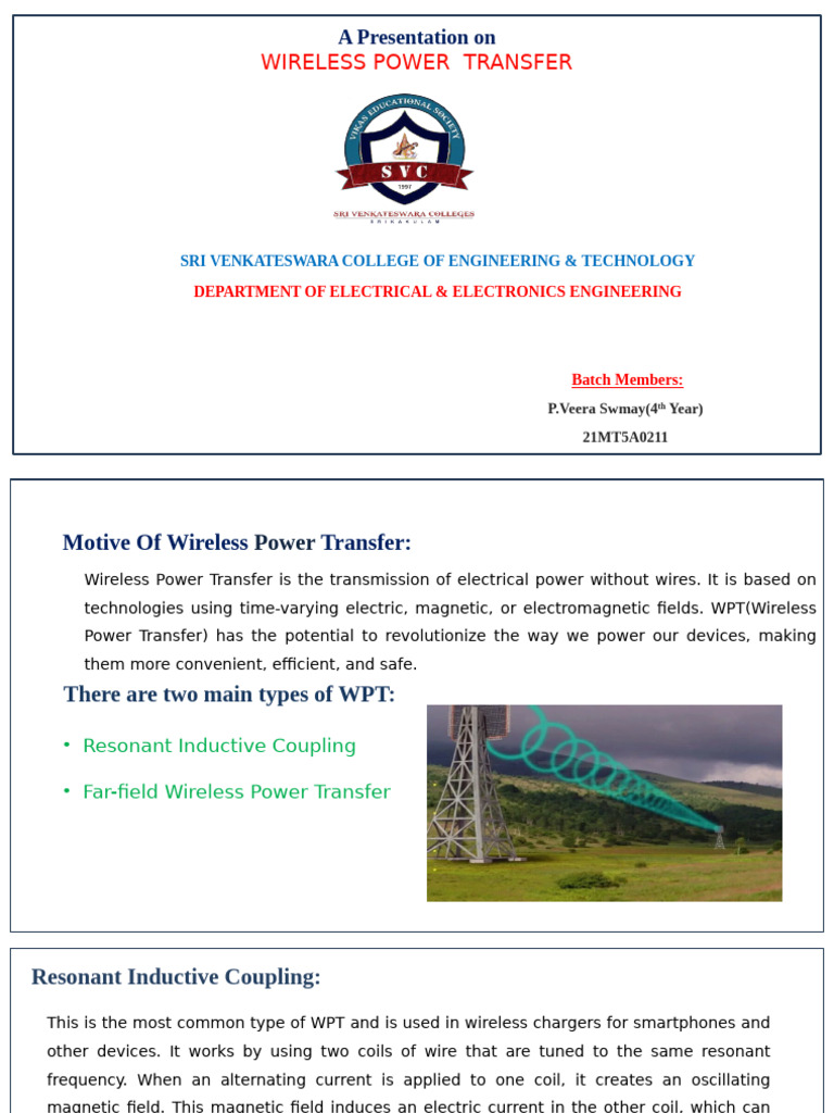 Wireless Power Transfer1 | PDF | Microwave | Radio