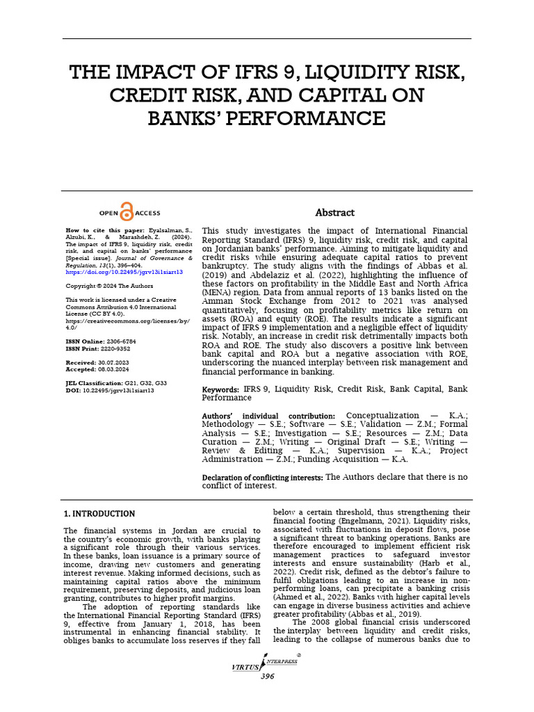 Essentials of IFRS9 | PDF | Banks | Risk