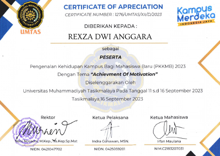 Rexza Dwi Anggara 3 | PDF