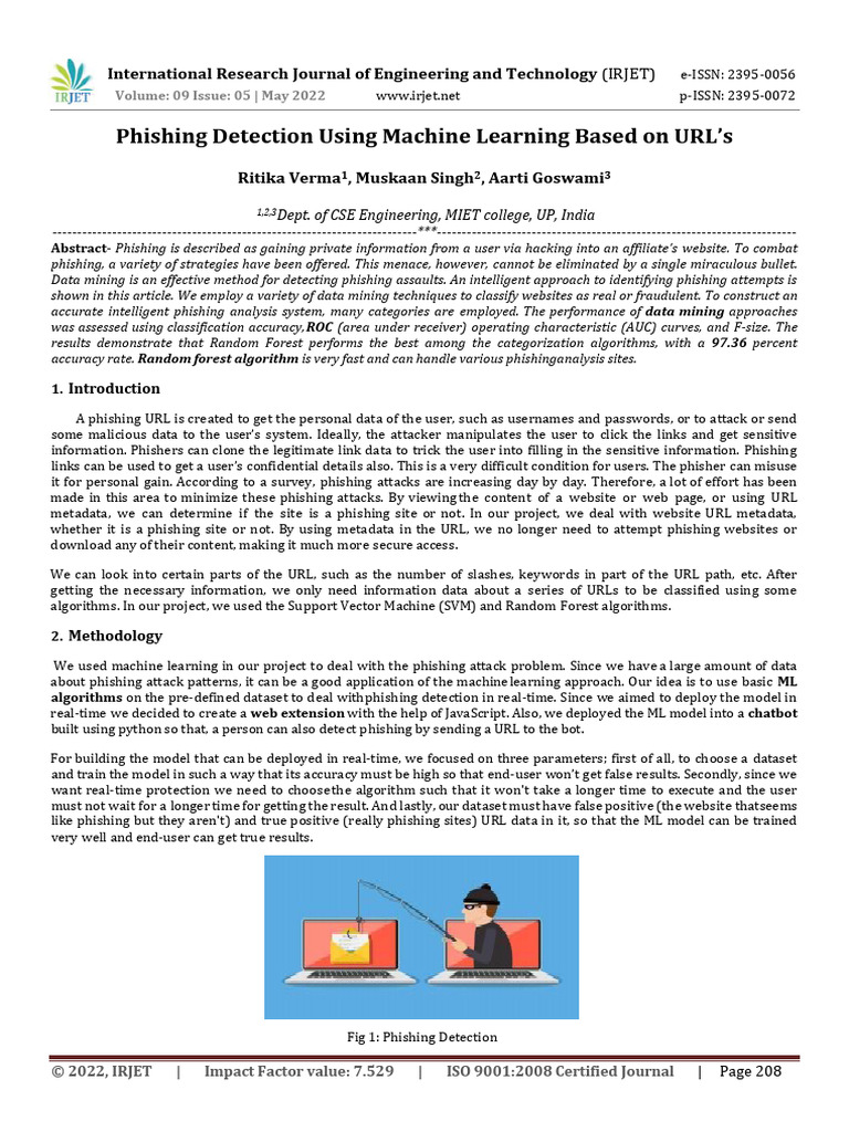 Phishing Detection Using Machine Learnin | PDF | Phishing | Machine ...