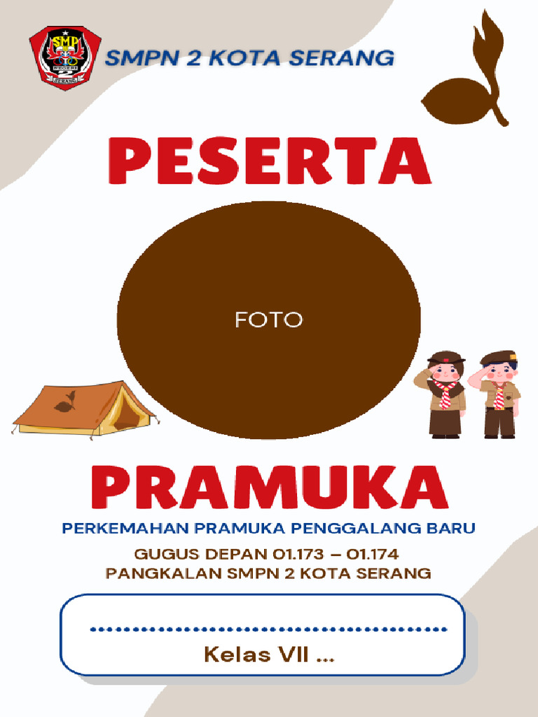 ID Card Peserta Pramuka Spenwa | PDF