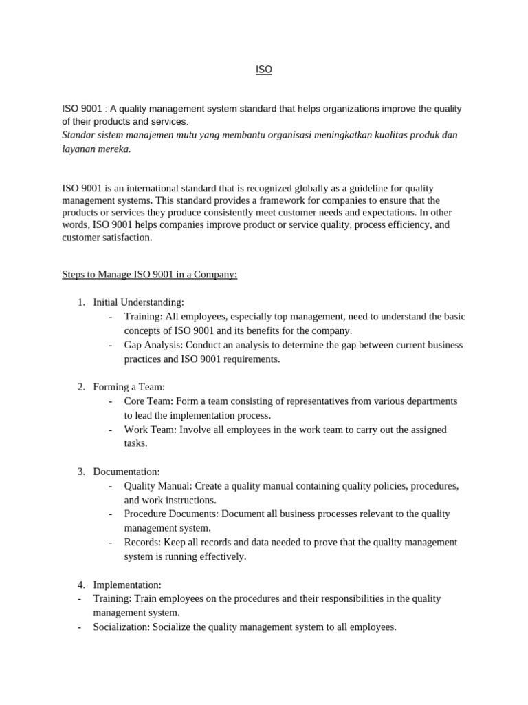 ISO | PDF | Iso 9000 | Energy Conservation