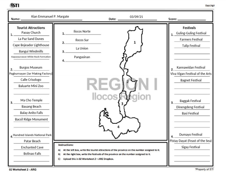 Margate, Kian Emmanuel BSTM1201 02 Worksheet 2 - ARG | PDF