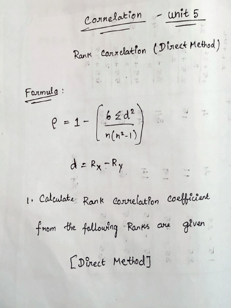 Statistics Unit 5 | PDF