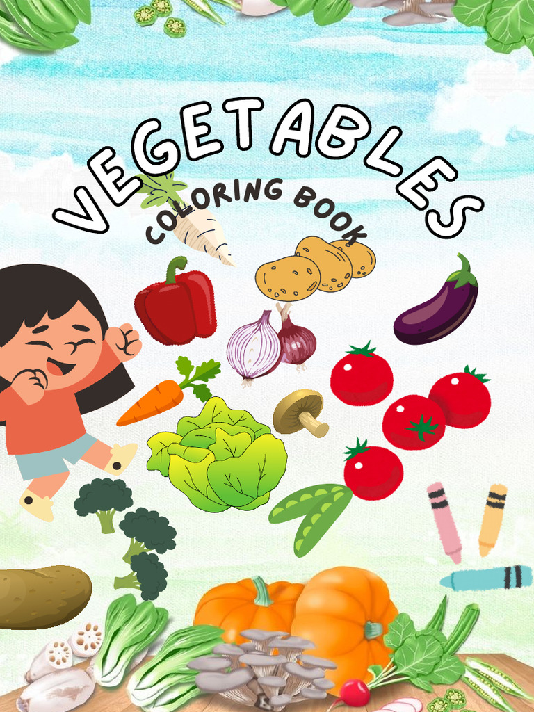 Vegetables Coloring Book PDF | PDF