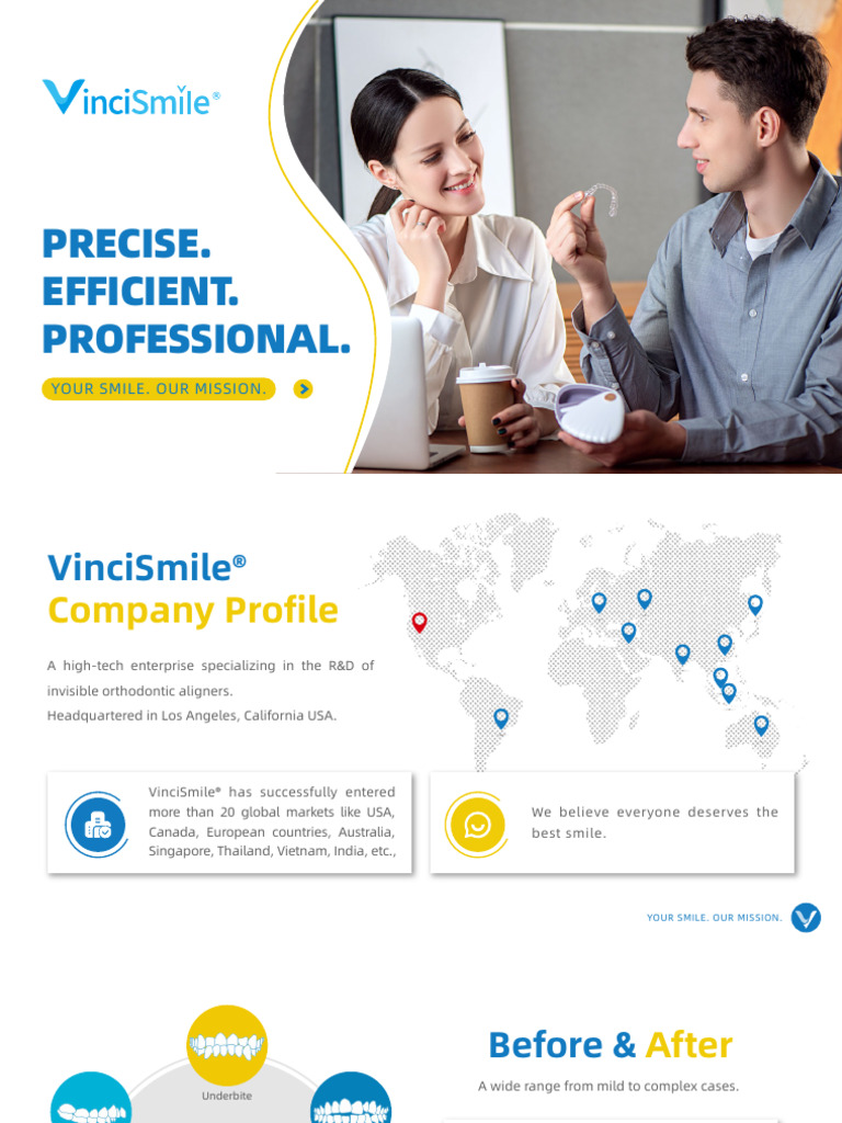 Vincismile Clear Aligner Profile | PDF | Orthodontics | Dentistry Branches