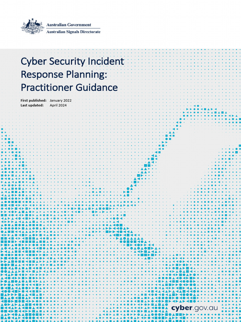 Cyber Security Incident Response Planning - Guidance | PDF | Malware | Security