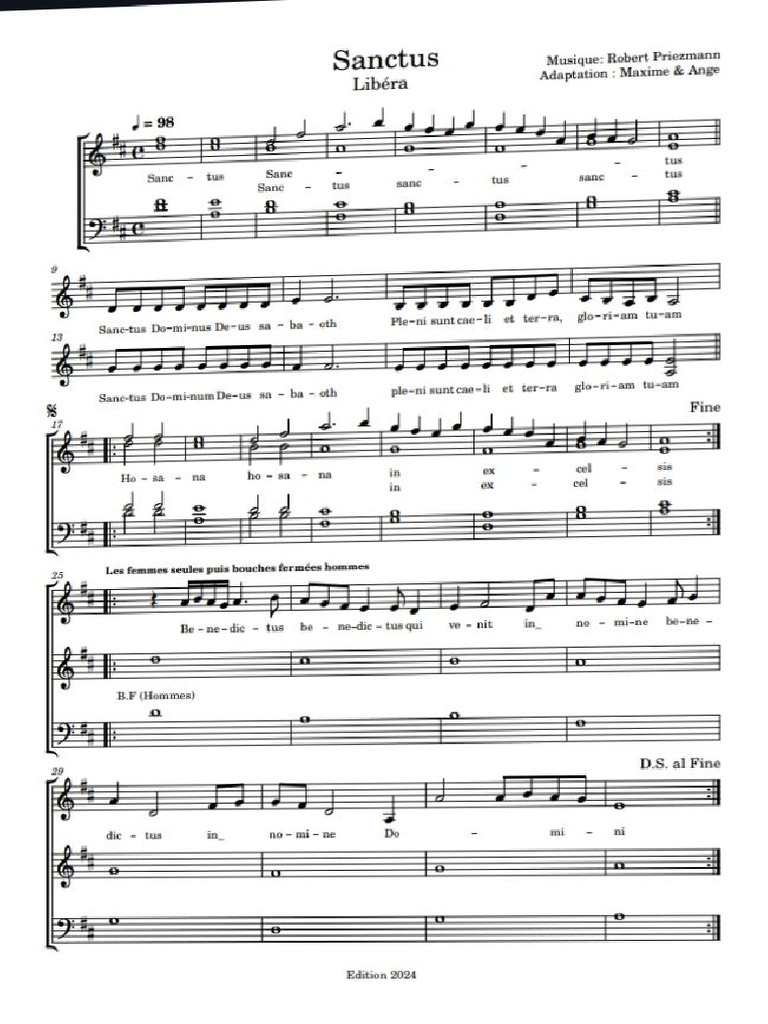 Sanctus Libéra 1 | PDF