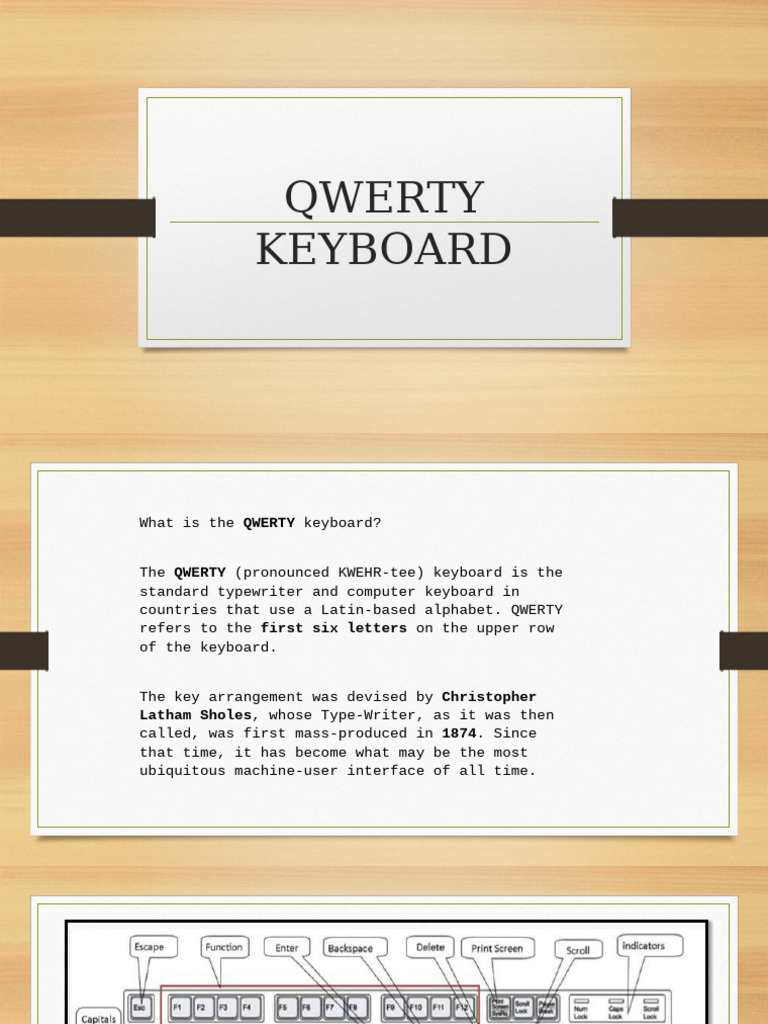 Understanding QWERTY Keyboard Functions | PDF | Computer Keyboard ...