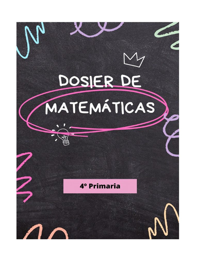 Dosier Matemáticas 4T | PDF
