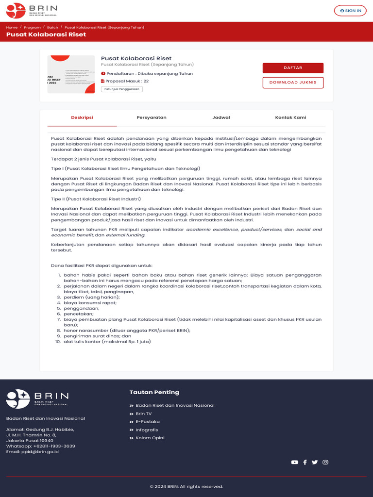 Pendanaan Riset Dan Inovasi | PDF