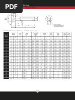 Socket Head Cap Screw Size Chart | PDF | Screw | Machining