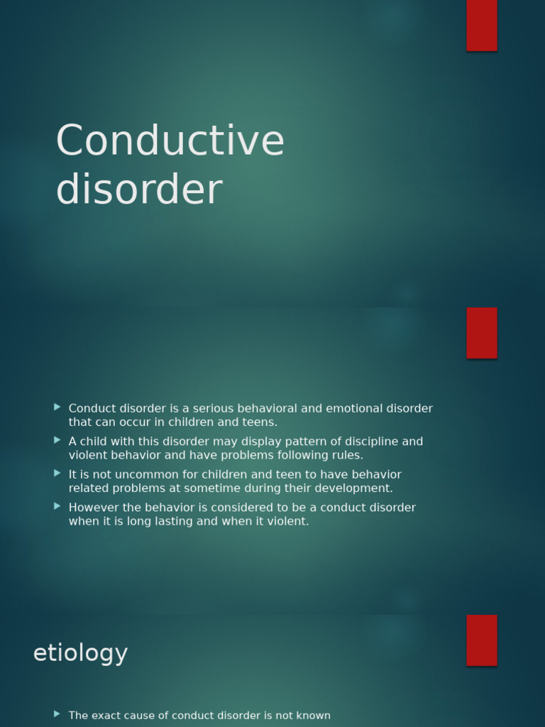 Understanding Conduct Disorder in Youth | PDF | Mental Disorder ...