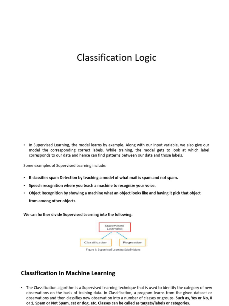 Unit -3 | PDF | Statistical Classification | Machine Learning