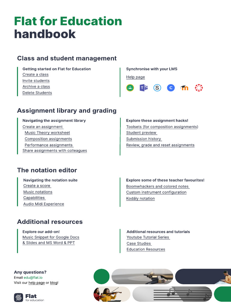 Flat For Education Handbook Guide | PDF