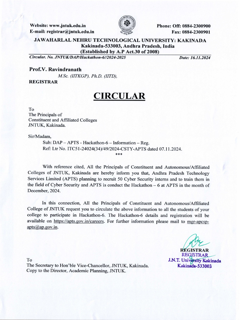 Circular Hackathon 6 - APTS | PDF | Technology & Engineering