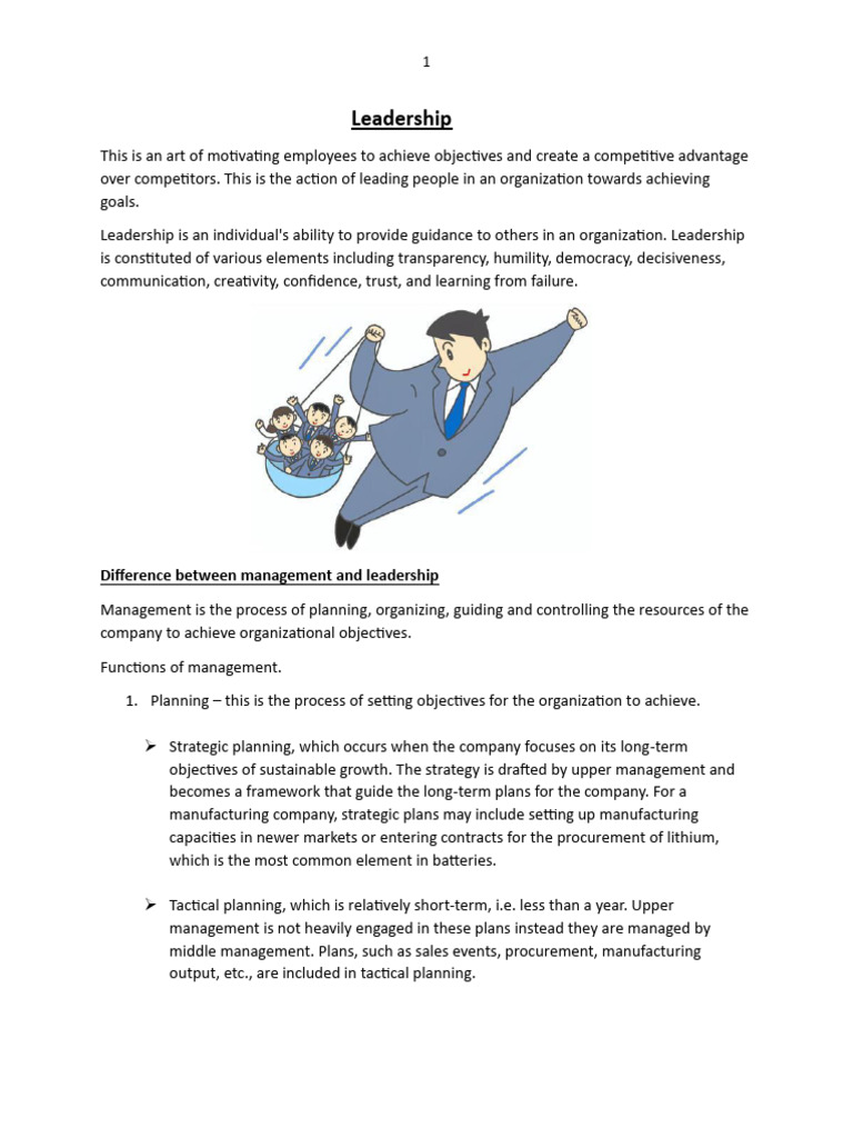 Leadership-2 | PDF | Leadership | Strategic Planning