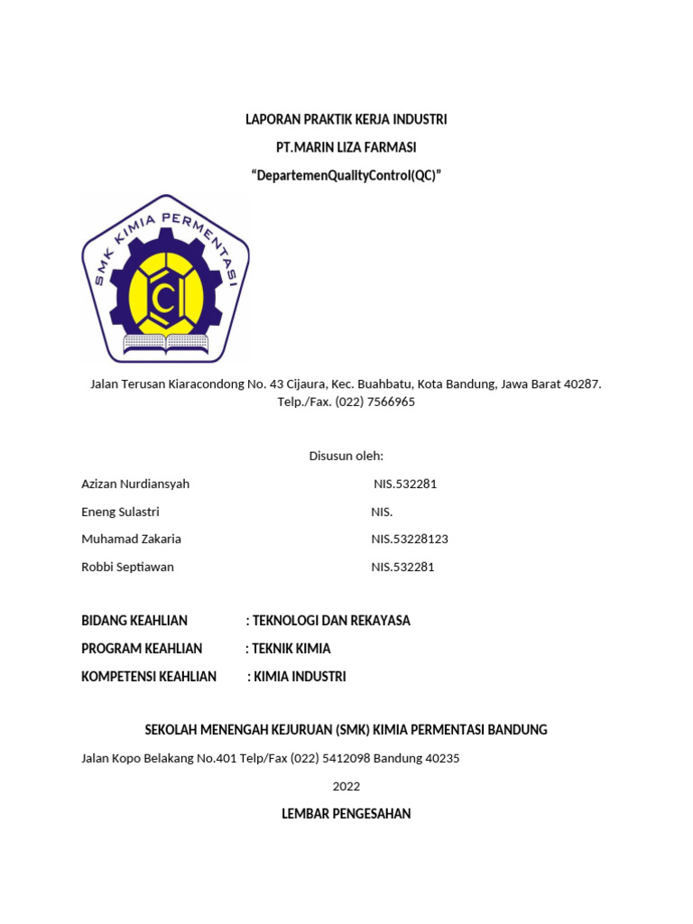 LAPORAN PKL Eneng WPS Office | PDF