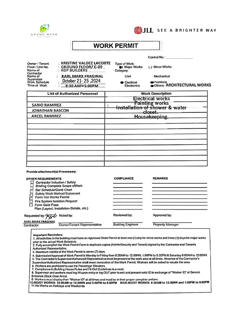 Work Permit | PDF