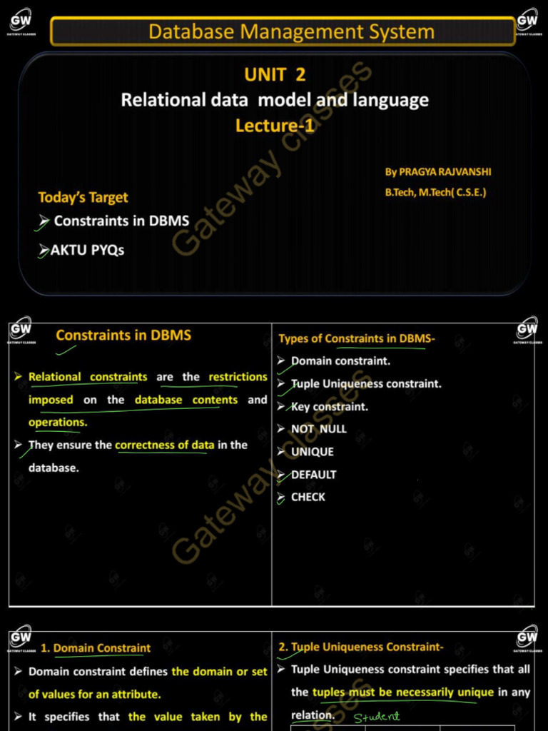 DBMS 2 | PDF
