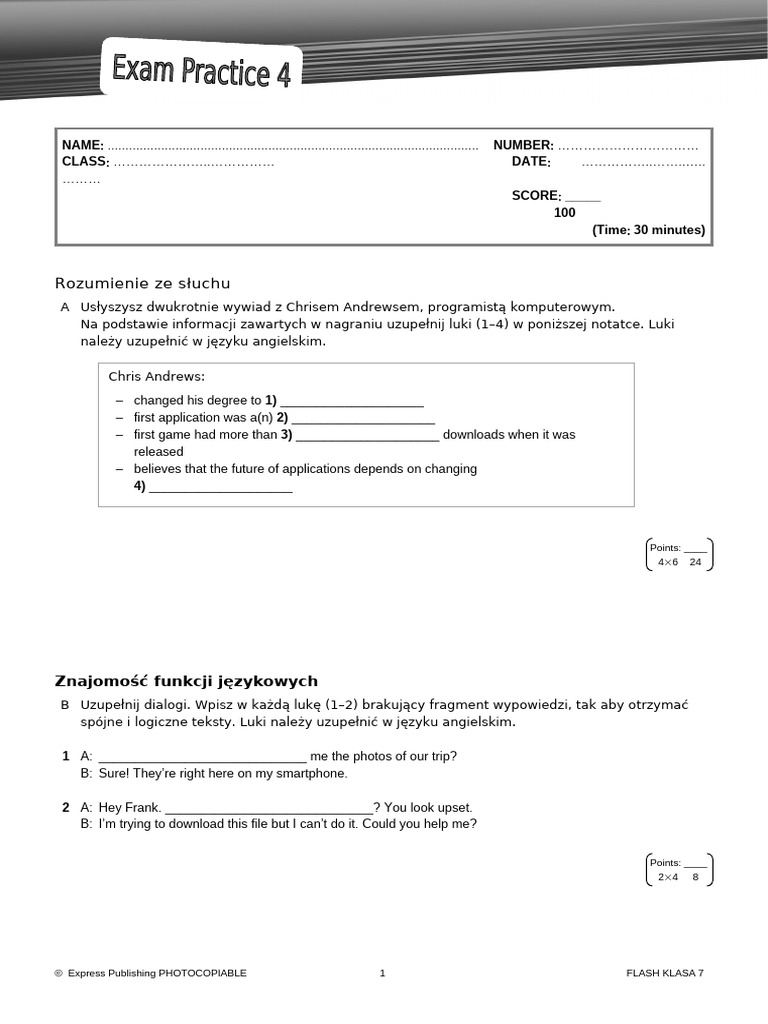 1 Flash Kl7 Exampract Mod4 2 | PDF