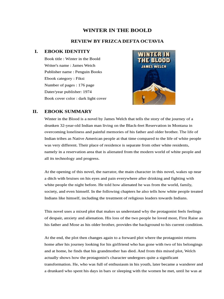 WINTER IN THE BOOLD - Docx FRIZCA | PDF