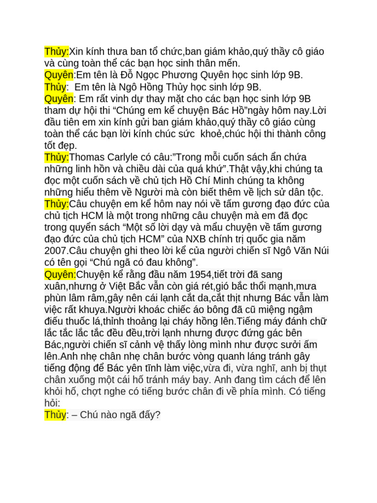 TH y and Quyên | PDF