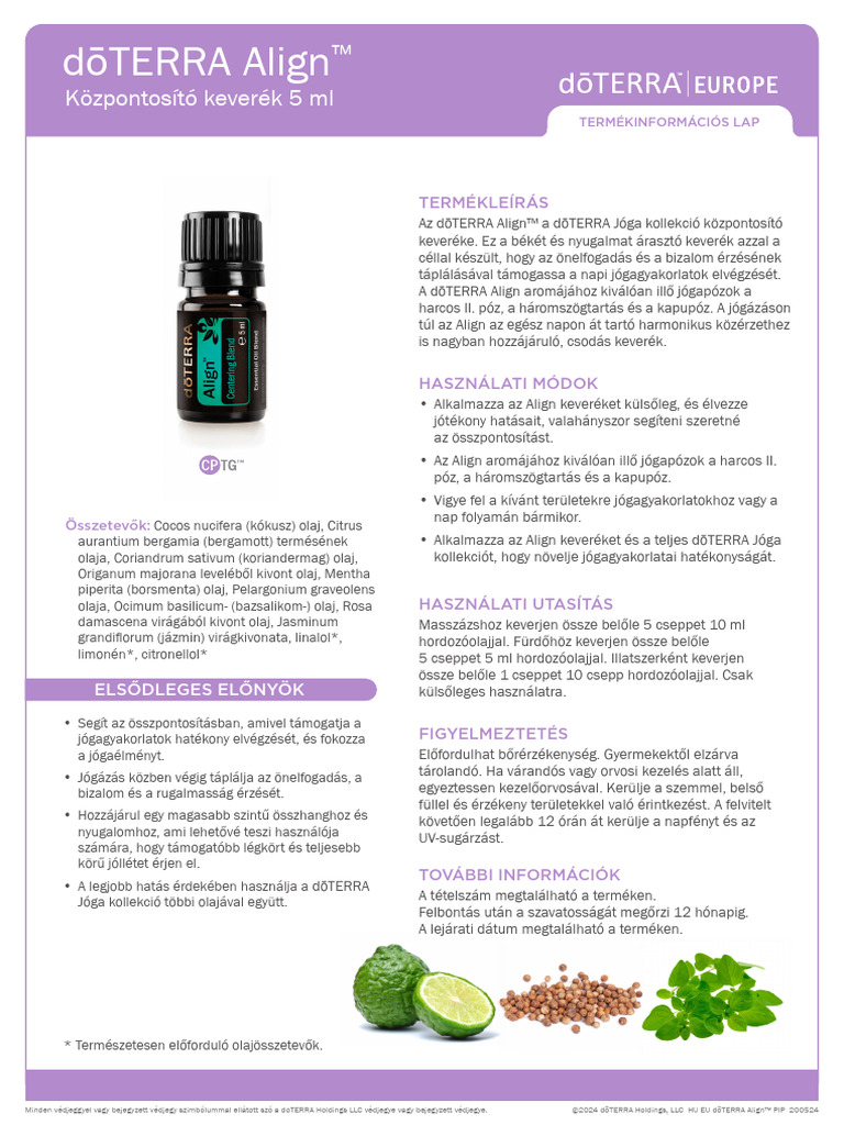 Doterra Align Oil | PDF