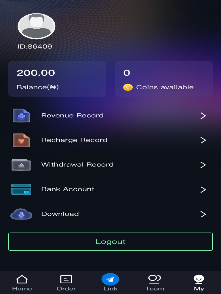 Logout: Home Order Link Team | PDF