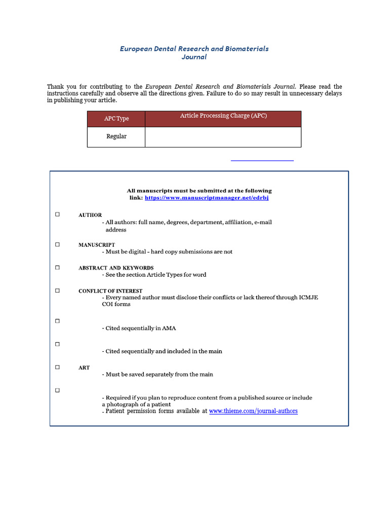 author_instructions | PDF | Clinical Trial | Abstract (Summary)